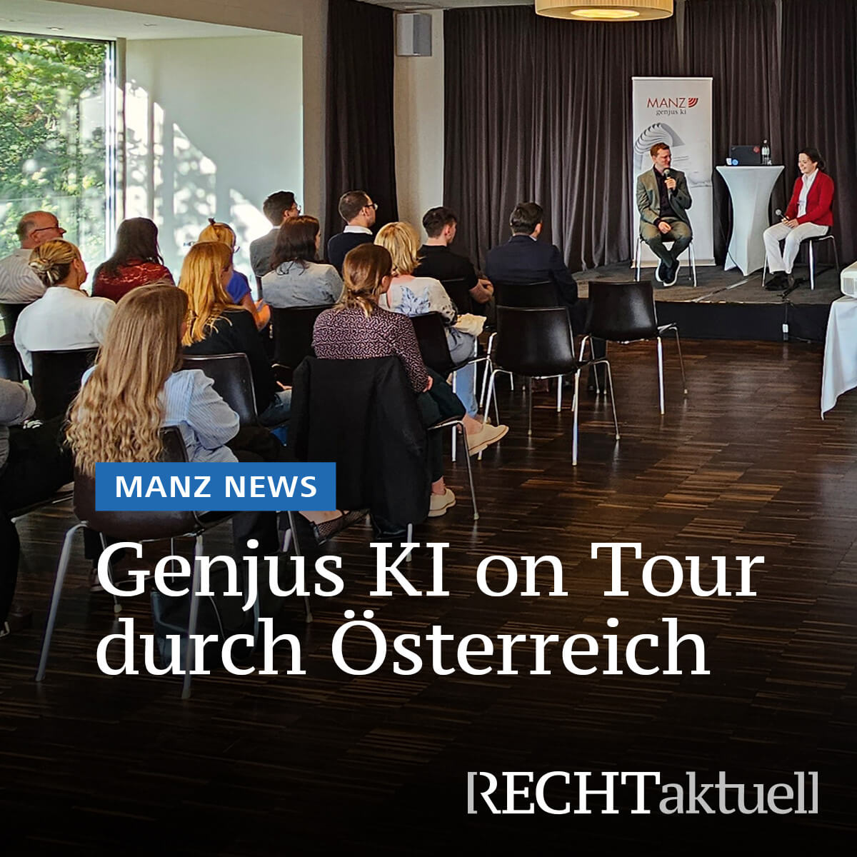 Genjus KI: Roadshow on Tour durch Österreich: MANZ